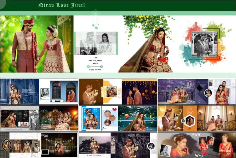 10,000+ Free Wedding Album DM Design 12X36 PSD Templates - StudioPk