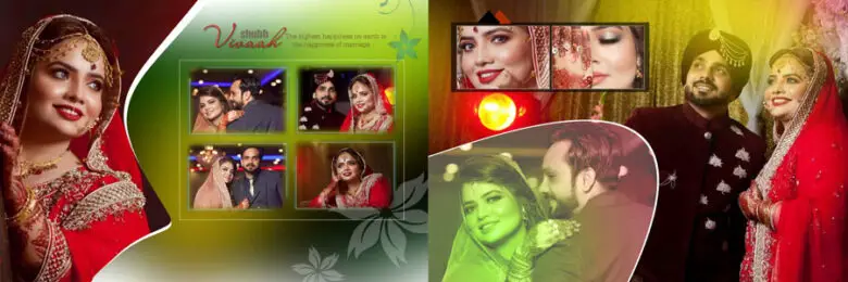 15 Creative Wedding Album Design PSD Free Download 12×36 2021