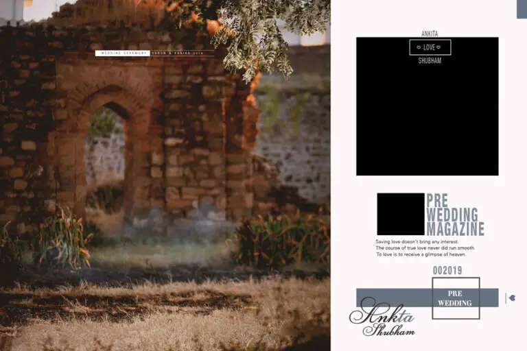 20 Pre-Wedding PSD Cover Page Designs - StudioPk