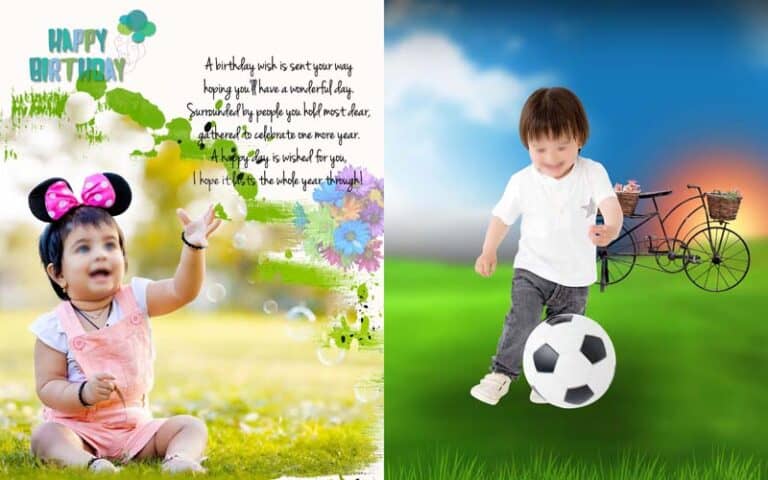 15x24 Birthday Photo Album Design PSD Templates - StudioPk