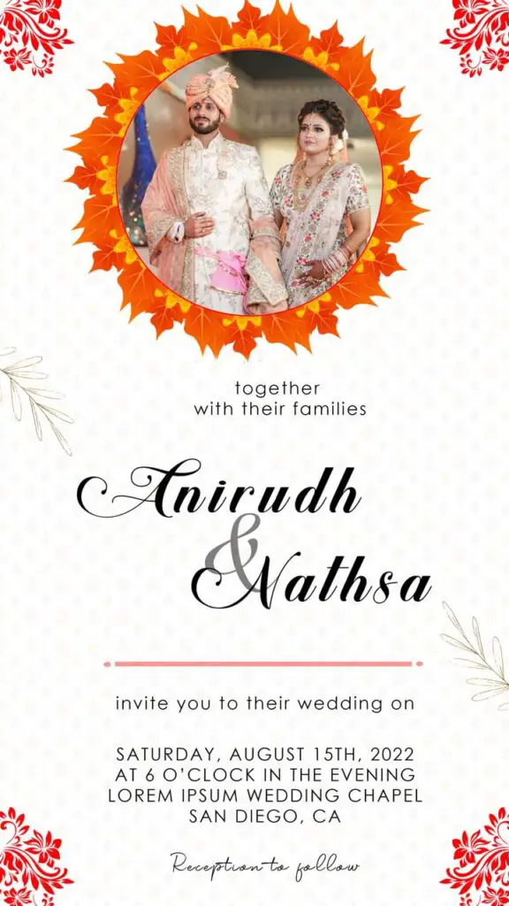 Top 10 Creative Wedding Invitation Cards For Whatsapp - StudioPk