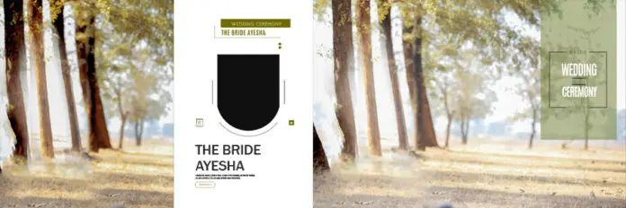 Bride And Groom Photobook Album Design PSD Templates