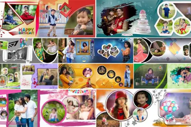 Birthday Album Design PSD Templates - StudioPk