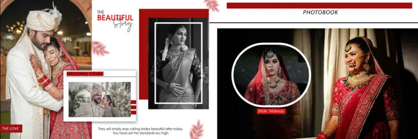 24 Wedding Album Design PSD - Wedding Album 12x36 DM Designs