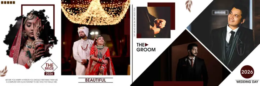 24 Wedding Album Design PSD - Wedding Album 12x36 DM Designs