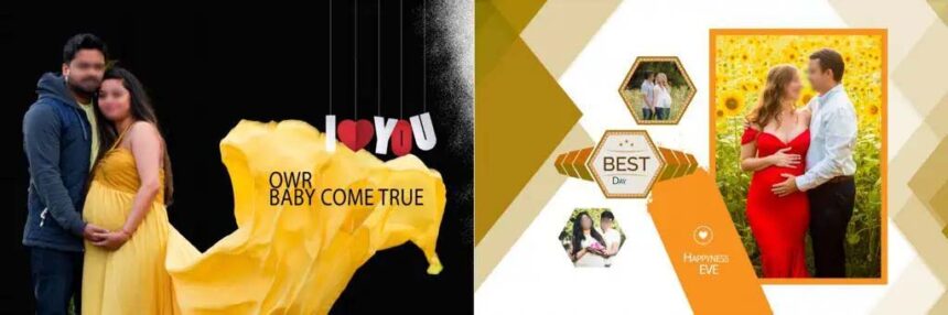 Maternity Album Design PSD Free Download - StudioPk