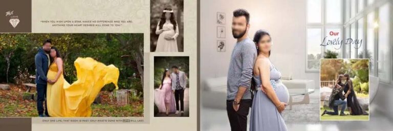 Maternity Album Design PSD Free Download - StudioPk