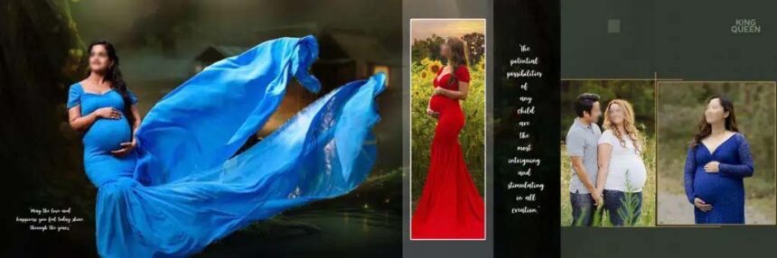 Maternity Album Design PSD Free Download - StudioPk