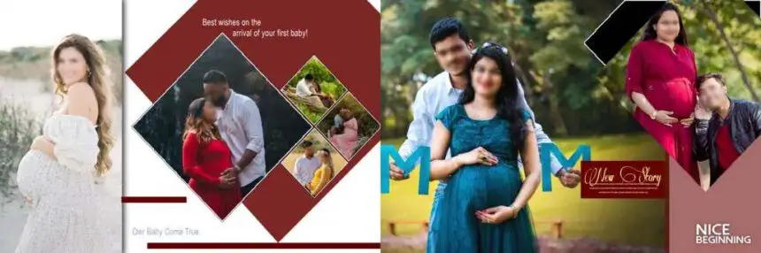 Maternity Album Design PSD Free Download - StudioPk