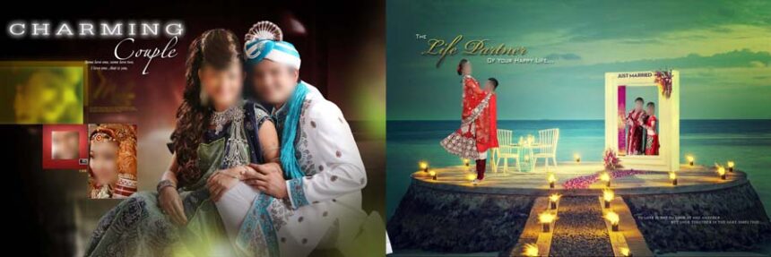 Best 10 Wedding Album Design PSD 12x36 Free Download