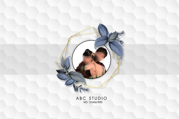 Modern Wedding Album Cover Design Free Download - StudioPk