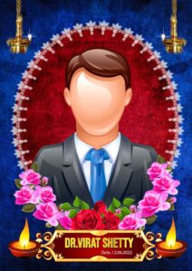 10 Death Photo Frame With Date And Name PSD - StudioPk