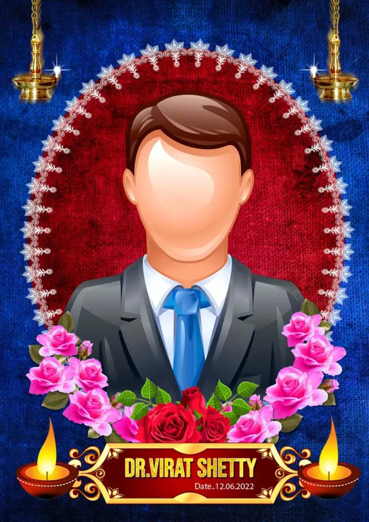 10 Death Photo Frame With Date And Name PSD - StudioPk