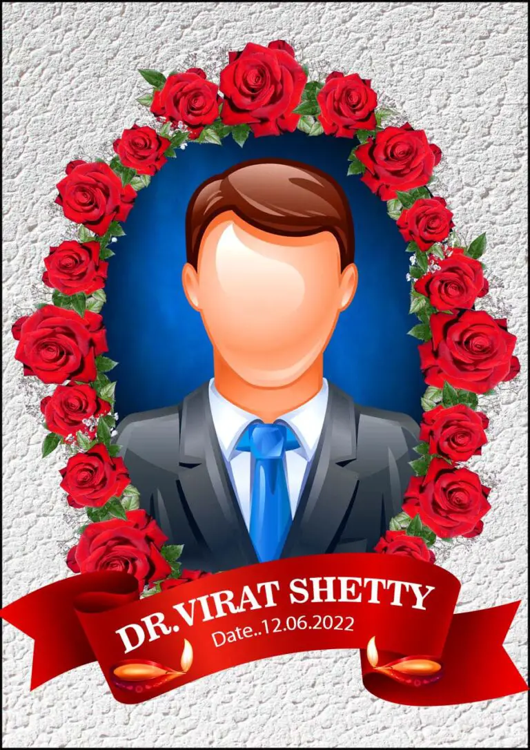 10 Death Photo Frame With Date And Name PSD - StudioPk