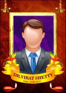 10 Death Photo Frame With Date And Name PSD - StudioPk