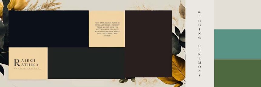 20 Floral Wedding Album Designs 12x36 PSD Templates 2024 - StudioPk