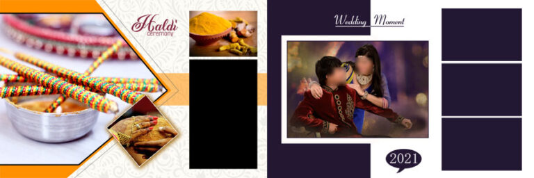Haldi Function Album Design PSD Free Download - StudioPk