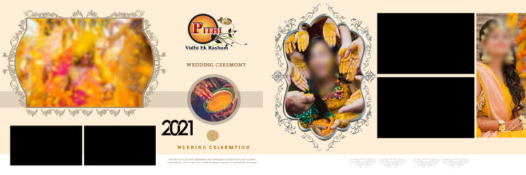 Haldi Function Album Design PSD Free Download - StudioPk