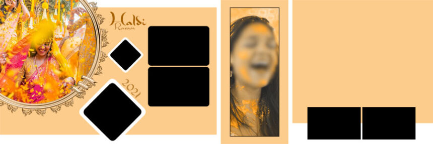 Haldi Function Album Design PSD Free Download - StudioPk