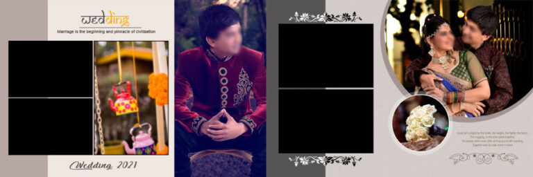 Haldi Function Album Design PSD Free Download - StudioPk