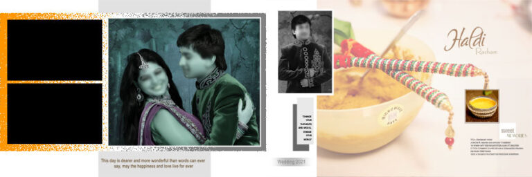 Haldi Function Album Design PSD Free Download - StudioPk